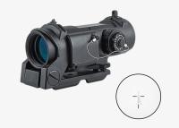 China Black 4X32 F Tactical Rifle Scope Red Illuminated 11 Levels Brightness For Air Soft Riflescopes for sale