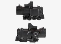 China Metal 4 X3 2F Air Riflescope Tactical Hunting Scope Red Illuminated With Detachable Mini Red Dot Sight for sale