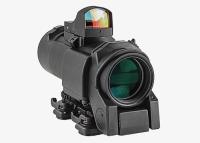 China Metal 4 X3 2F Air Riflescope Tactical Hunting Scope Red Illuminated With Detachable Mini Red Dot Sight for sale