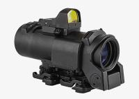 China Metal 4 X3 2F Air Riflescope Tactical Hunting Scope Red Illuminated With Detachable Mini Red Dot Sight for sale