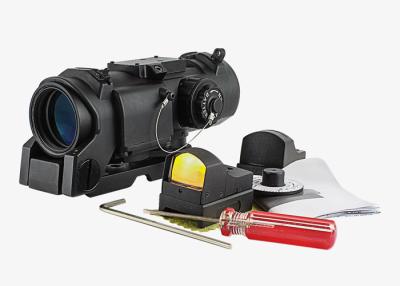 China Metal 4 X3 2F Air Riflescope Tactical Hunting Scope Red Illuminated With Detachable Mini Red Dot Sight for sale