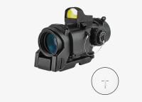 China 1 - 4 X 32F shockproof rifle Tactical Hunting Scope With Detachable Mini Red Dot Sight Weapons for sale