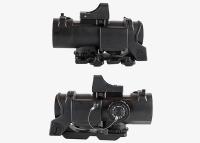 China 1 - 4 X 32F shockproof rifle Tactical Hunting Scope With Detachable Mini Red Dot Sight Weapons for sale