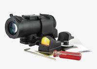 China 1 - 4 X 32F shockproof rifle Tactical Hunting Scope With Detachable Mini Red Dot Sight Weapons for sale