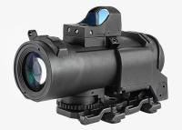 China 1 - 4 X 32F shockproof rifle Tactical Hunting Scope With Detachable Mini Red Dot Sight Weapons for sale