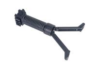 China Outdoor Hunting Tactical Vertical Fore Grip with Retractable Bipod and Picattinny Weaver Rail for sale