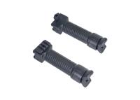 China Outdoor Hunting Tactical Vertical Fore Grip with Retractable Bipod and Picattinny Weaver Rail for sale