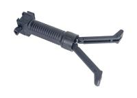 China Outdoor Hunting Tactical Vertical Fore Grip with Retractable Bipod and Picattinny Weaver Rail for sale