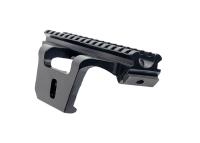 China Aluminum Tactical Vertical Fore Grip with Retractable Bipod and Picattinny Weaver Rail for sale