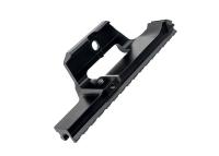 China Aluminum Tactical Vertical Fore Grip with Retractable Bipod and Picattinny Weaver Rail for sale