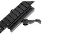 China Tactical 20MM Quick Release Mount Adapter 13 Slots Fit 20mm Picatinny Weaver Rail Base / Hunting Accessories for sale