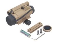 China Fixed Focus Type Green / Red Dot Sight Scope Tactical M4 2 MOA Dot DE Housing for sale
