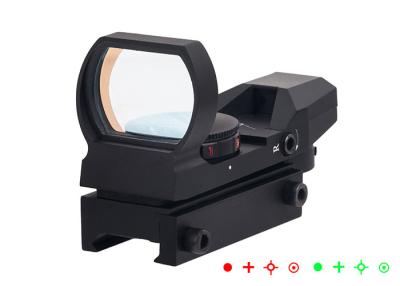 China Holographic Red Dot Sight 1X22X33mm 4 Reticles Red Green Dot Sight Scope Reflex Sights BK for sale