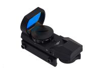 China ANS Tactical 1X22X33mm Reflex Sight Scope Adjustable Reticle 4 Styles Red Dot Sight Scope BK for sale