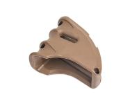 China Hunting Equipment Scope Mount Base M4 / M16 Mag Well Grip Magazine Finger Grooves Adapter DE for sale