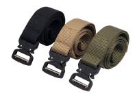 China Tactical Belt Outdoor Cobra Buckle Tactical Belts Cobra Nylon Belt  XL size BK for sale