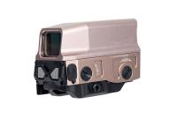 China DE Color Holographic Red Dot Sight Integrated Mount / Weaver Or Picatinny Rail for sale