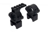 China Aluminum Alloy Tactical Scope Mounts With Top Rail Fits On Weaver Rail / Hunting Accessories for sale