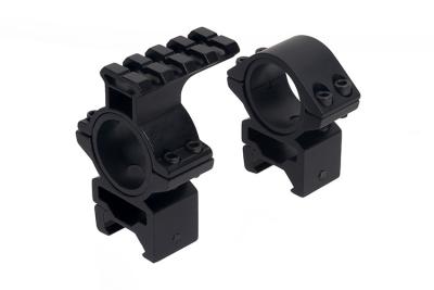 China Aluminum Alloy Tactical Scope Mounts With Top Rail Fits On Weaver Rail / Hunting Accessories for sale