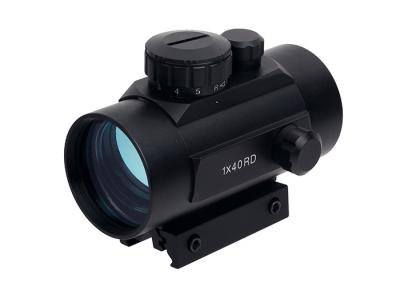China Outdoor Hunting Reflex Optic Sights Tactical 1X40 Illuminated Red Green Dot With 11 / 20mm Rail for sale