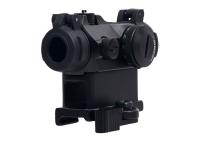 China Black Finish Compact Red Dot Hunting Scopes With Flip - Up Lens Cover 24mm Magnification for sale