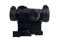 China Black Finish Compact Red Dot Hunting Scopes With Flip - Up Lens Cover 24mm Magnification for sale
