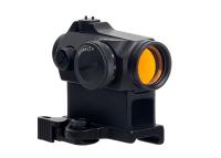 China Black Finish Compact Red Dot Hunting Scopes With Flip - Up Lens Cover 24mm Magnification for sale