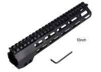 China Black Aluminum Hunting Accessories 10 M Lok Handguard Picatinny Rail for sale