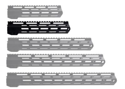 China Black Aluminum Hunting Accessories 10 M Lok Handguard Picatinny Rail for sale