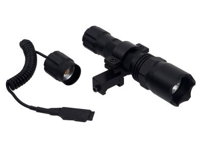 China 5.9 Inch Tactical LED Flashlight With Angled Offset Ring Mount For Picatinny Or Weaver Rail for sale