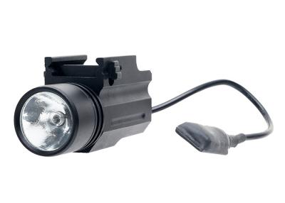 China Waterproof Tactical LED Flashlight For Pistol 800 Lumen Yellow Light Weapons - Mountable With Rat Tail Touch Switch for sale