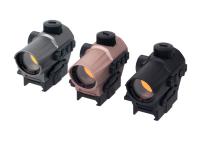 China Tactical D10 1 X 27 Red Dot Sight 1.5 MOA Manual Key Switch With 20mm Riser Mount for sale