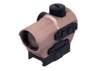 China Tactical D10 1 X 27 Red Dot Sight 1.5 MOA Manual Key Switch With 20mm Riser Mount for sale
