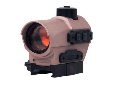 China Tactical D10 1 X 27 Red Dot Sight 1.5 MOA Manual Key Switch With 20mm Riser Mount for sale