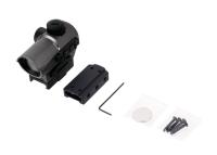China Hunting Red Dot Riflescope / D10 Red Dot Sight 1.5 MOA Manual Key Switch With 20mm Riser Mount Gray for sale