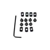China Lightweight Handguards Picatinny Rail M - Lok 5 / 7 Slot With T - Nuts for sale