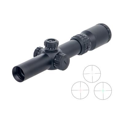 China COBRA FANGS 1-4x24 Telescope Rifle Scope Center Red Dot Illumination With Mounts Tested AR15 AK for sale