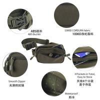 China Tear Resistant Outdoor Tactical Bag , Adjustable Shoulder Straps Camping Waist Bag for sale