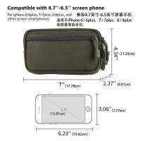 China Tear Resistant Outdoor Tactical Bag , Adjustable Shoulder Straps Camping Waist Bag for sale