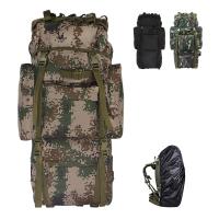 China Waterproof Outdoor Tactical Bag Built - In Aluminum Frame 70 * 30 * 20cm For Climbing / Skiing for sale