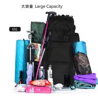 China 65L Large Capacity Mountain Climbing Backpack / Oxford Tactical Camping Backpack for sale