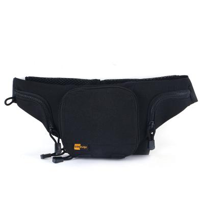 China Outdoor Running Messenger Chest Bag , Cycling Shoulder Multi - Function Tactical Waist Bag for sale