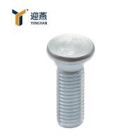 China Carbon steel 10B21 Flat Head Square Neck Carriage Bolt For T89 T90 Elastic Pressure Guide Plate for sale