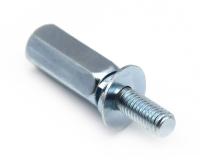 China M6 Hexagon Prism Bolt And  PA Rectangle Nut For Elevator Car Wall for sale