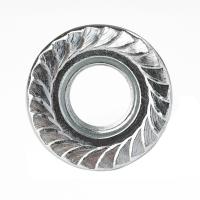 China Carbon Steel Q235 / 35K Hexagon Flange Nuts Galvanization Din 6923 ISO 4161 for sale