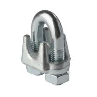 China EN 13411 U Bolt Wire Rope Grips Heavy Duty Wire Rope Saddle Carbon Steel Q235 for sale