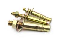 China Carbon Steel Expansion Elevator Anchor Bolt Yellow Galvanization Sleeve Anchor Bolt for sale
