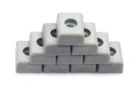 China M12 Lift Car Wall Custom Fastener Hex Nut Black Oxide Galvanized Square Nut for sale