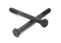 China 35K Carbon Steel DIN 931 Bolts Half Threaded Black Oxide Quenching M8 - M30 Class 8.8 for sale