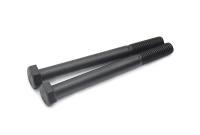China 35K Carbon Steel DIN 931 Bolts Half Threaded Black Oxide Quenching M8 - M30 Class 8.8 for sale